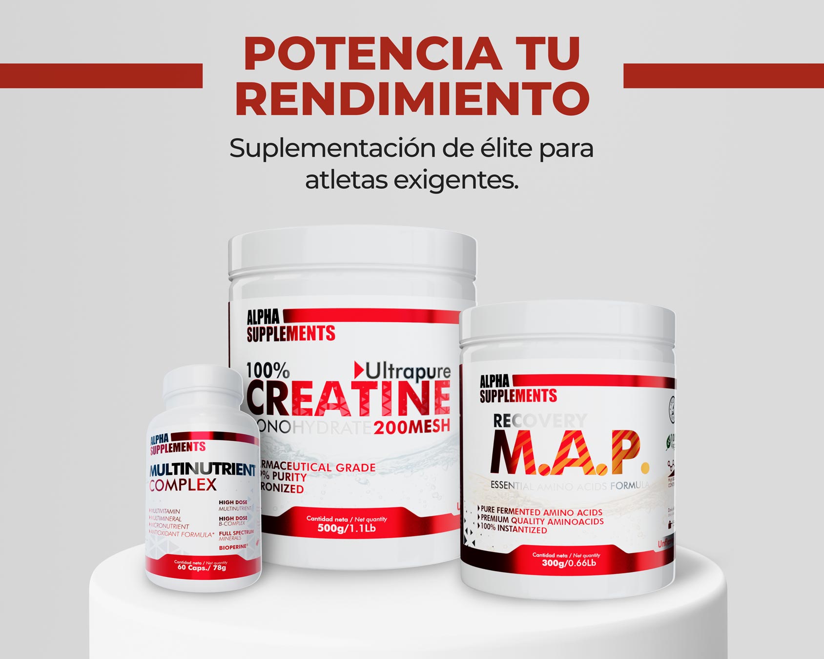 Alpha Supplements® - Líder en Nutrición Deportiva