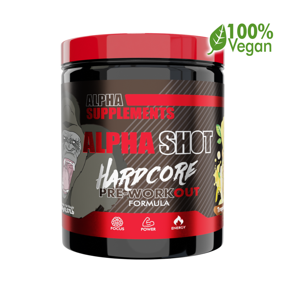 Alpha Shot 2.0 Hardcore Pre-Workout Formula (280 g) - Alpha Supplements - Alpha Supplements
